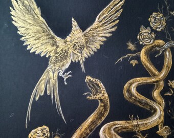 The Ballad of Songbirds and Snakes Fanart Poster - Etsy