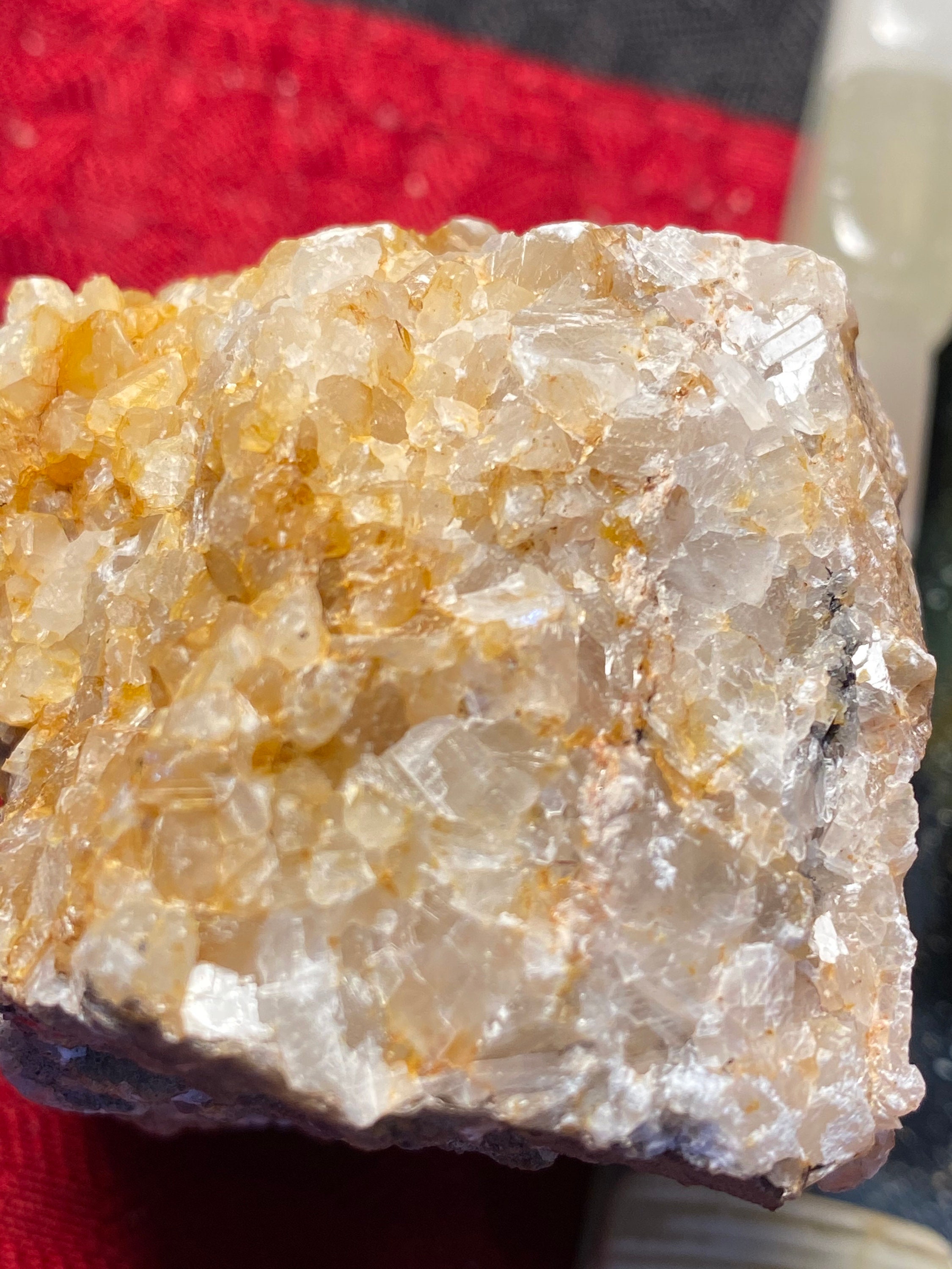 Calcite Crystal Cluster Natural Yellow Calcite Cluster - Etsy
