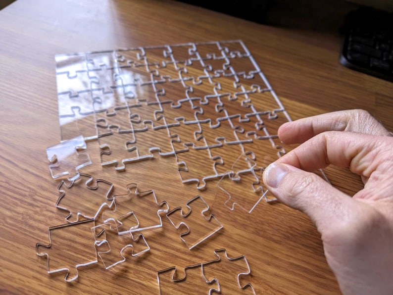 Clear Puzzle Jigsaw Puzzle for Adults Transparent Challenge Puzzle - Etsy