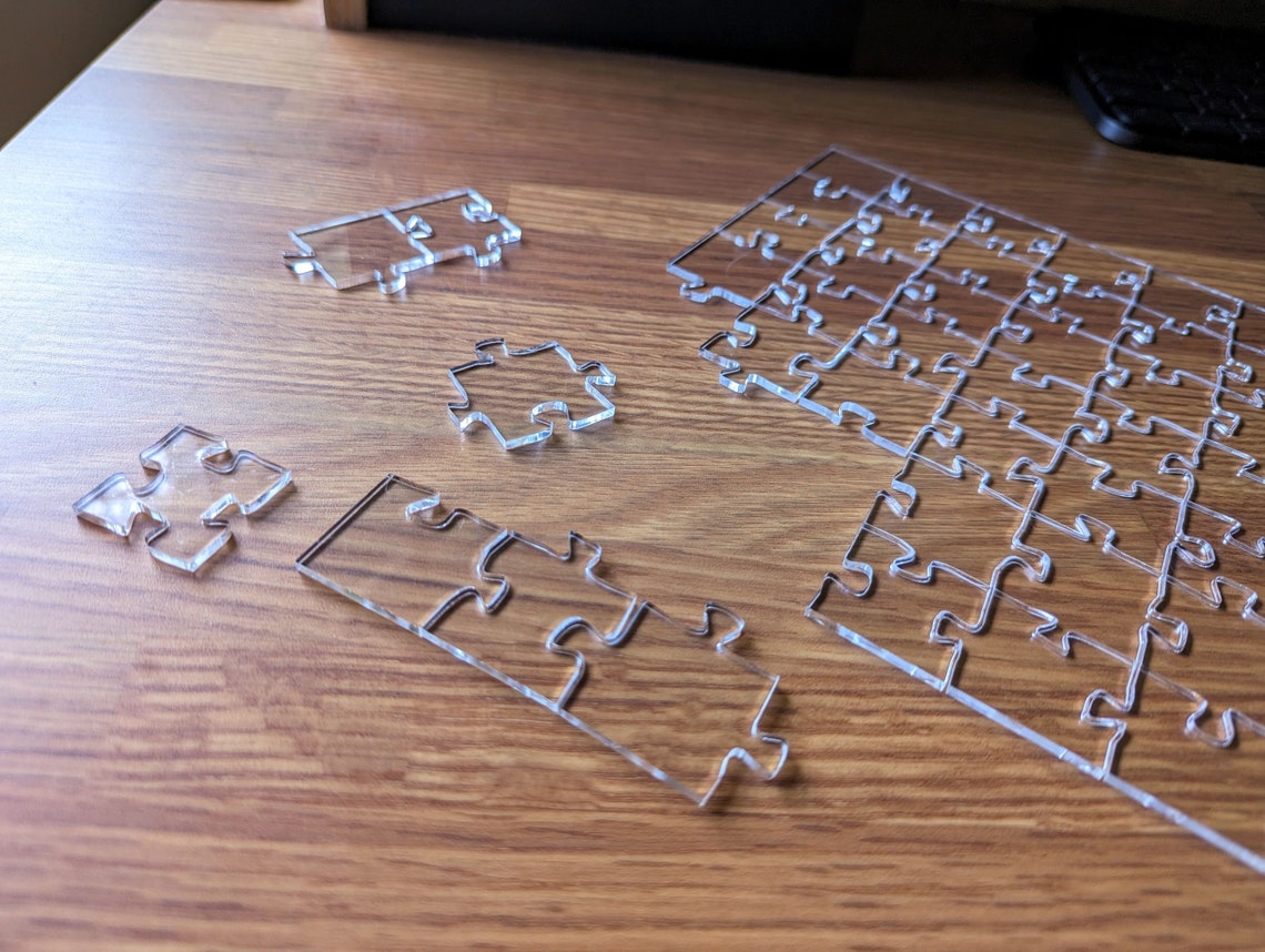 Clear Puzzle Jigsaw Puzzle for Adults Transparent Challenge Puzzle - Etsy