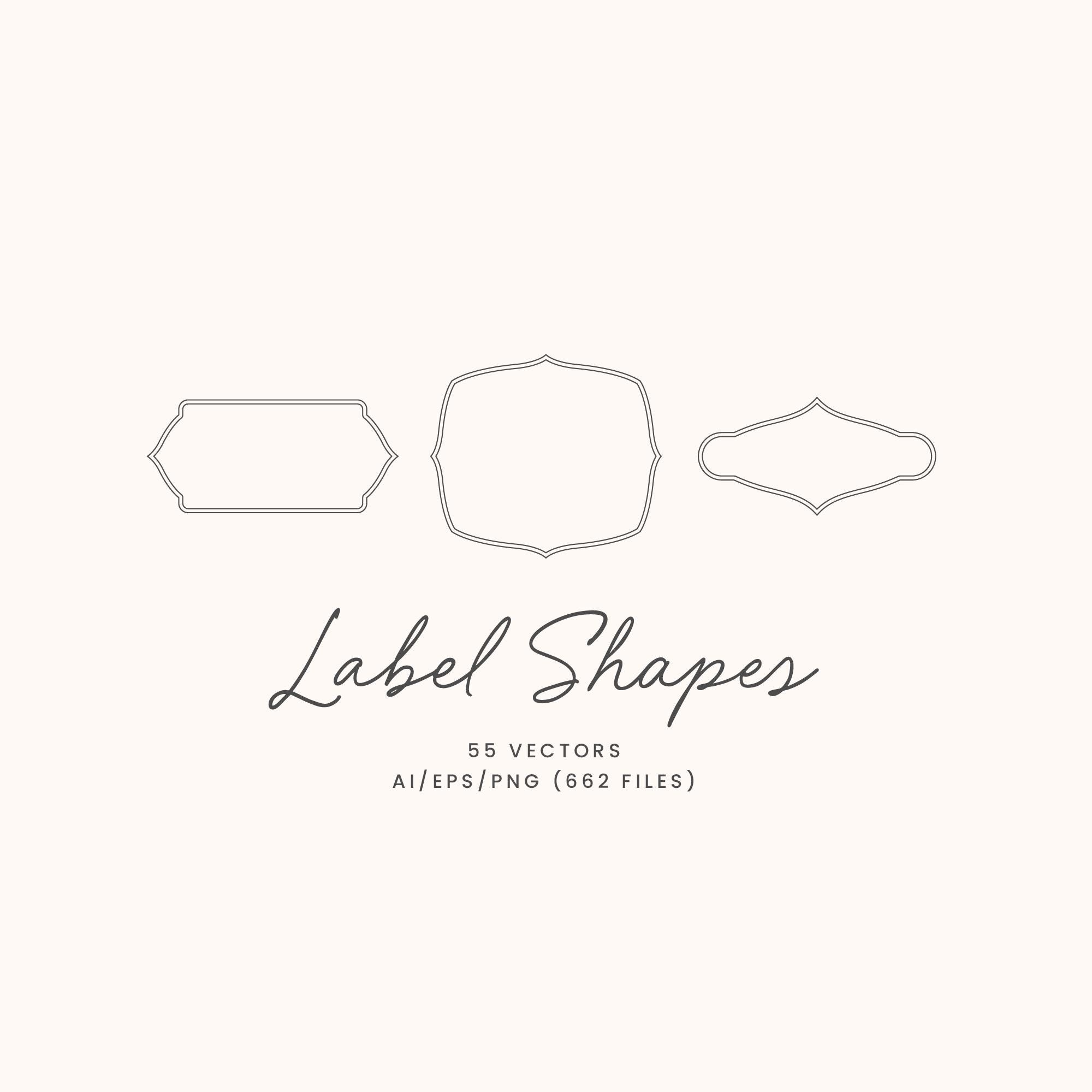Label Shapes Clipart | Labels Illustrations | Borders SVG | Frames PNG ...