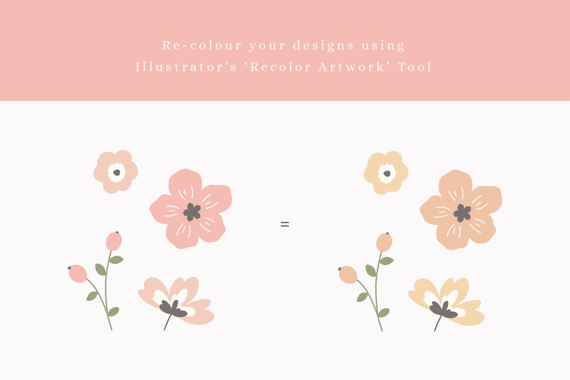 Pastel Floral Clipart | Spring Clipart | Flower Illustrations | Floral ...