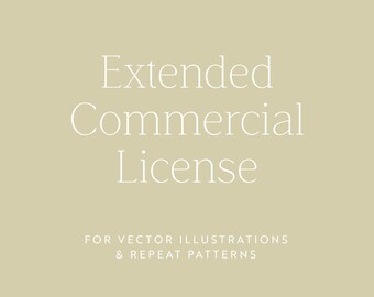 Extended Commercial License Unlimited Sales for the 1 Clip - Etsy