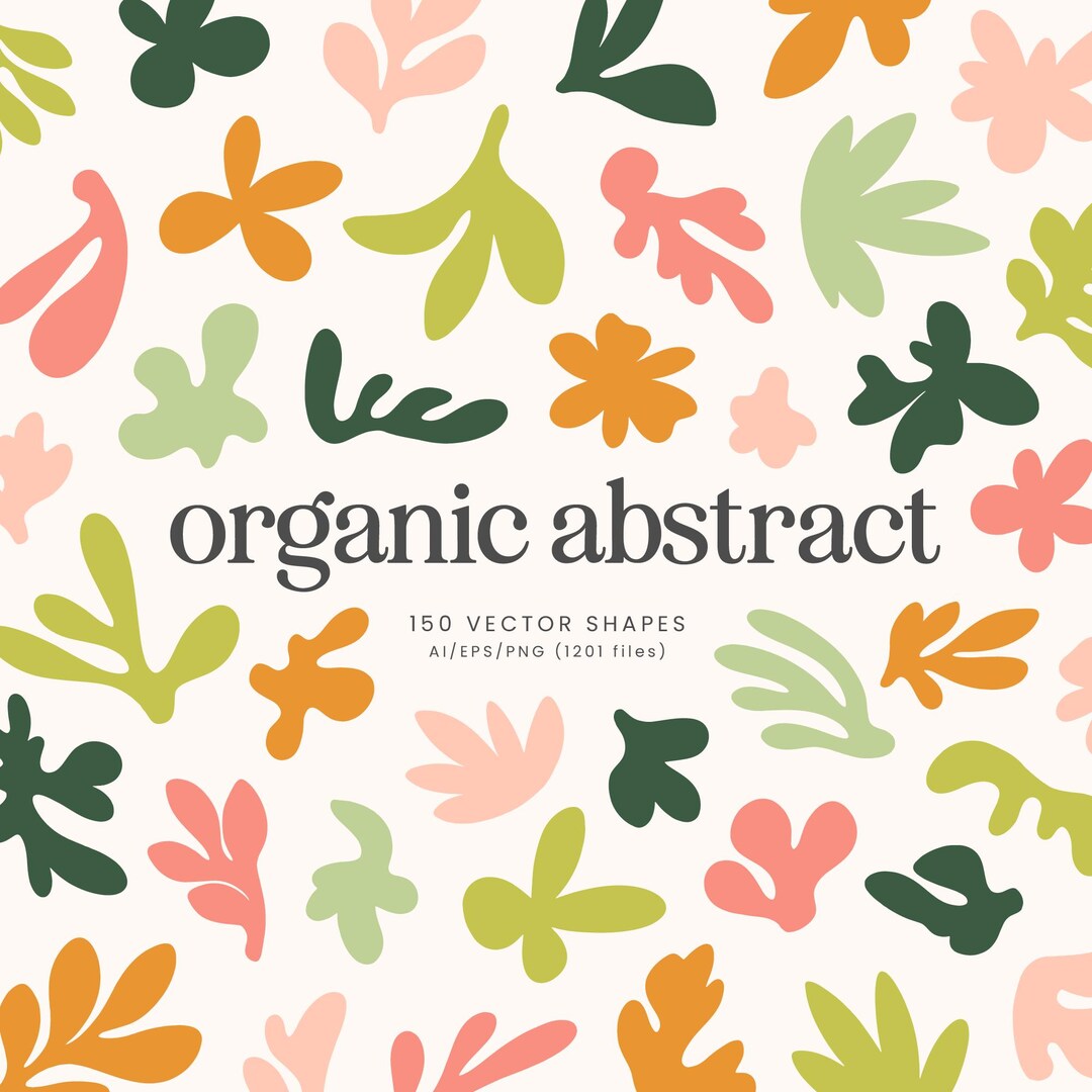 Abstract Organic Shape Vector Graphics | Natural Shape Clipart ...