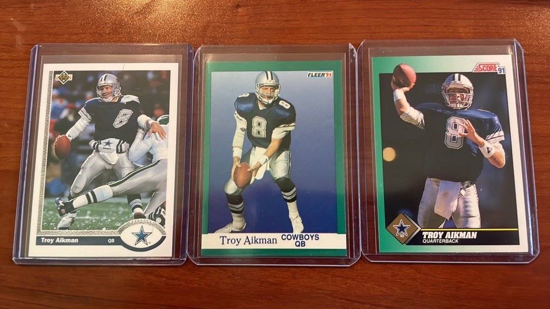 Hall of Famer Troy Aikman Trading Cards! - Etsy
