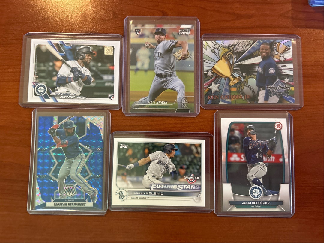 Six Seattle Mariners Trading Cards! - Etsy