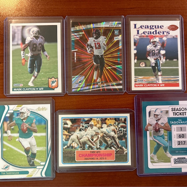 Miami Dolphins Cards - Etsy