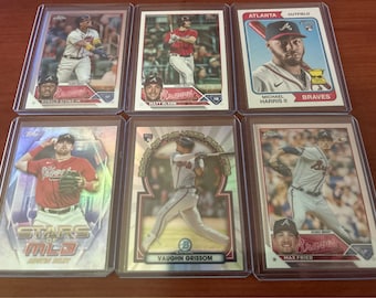 Atlanta Braves Baseball Cards Grab Bag of 30 Cards From 1980s-today - Etsy