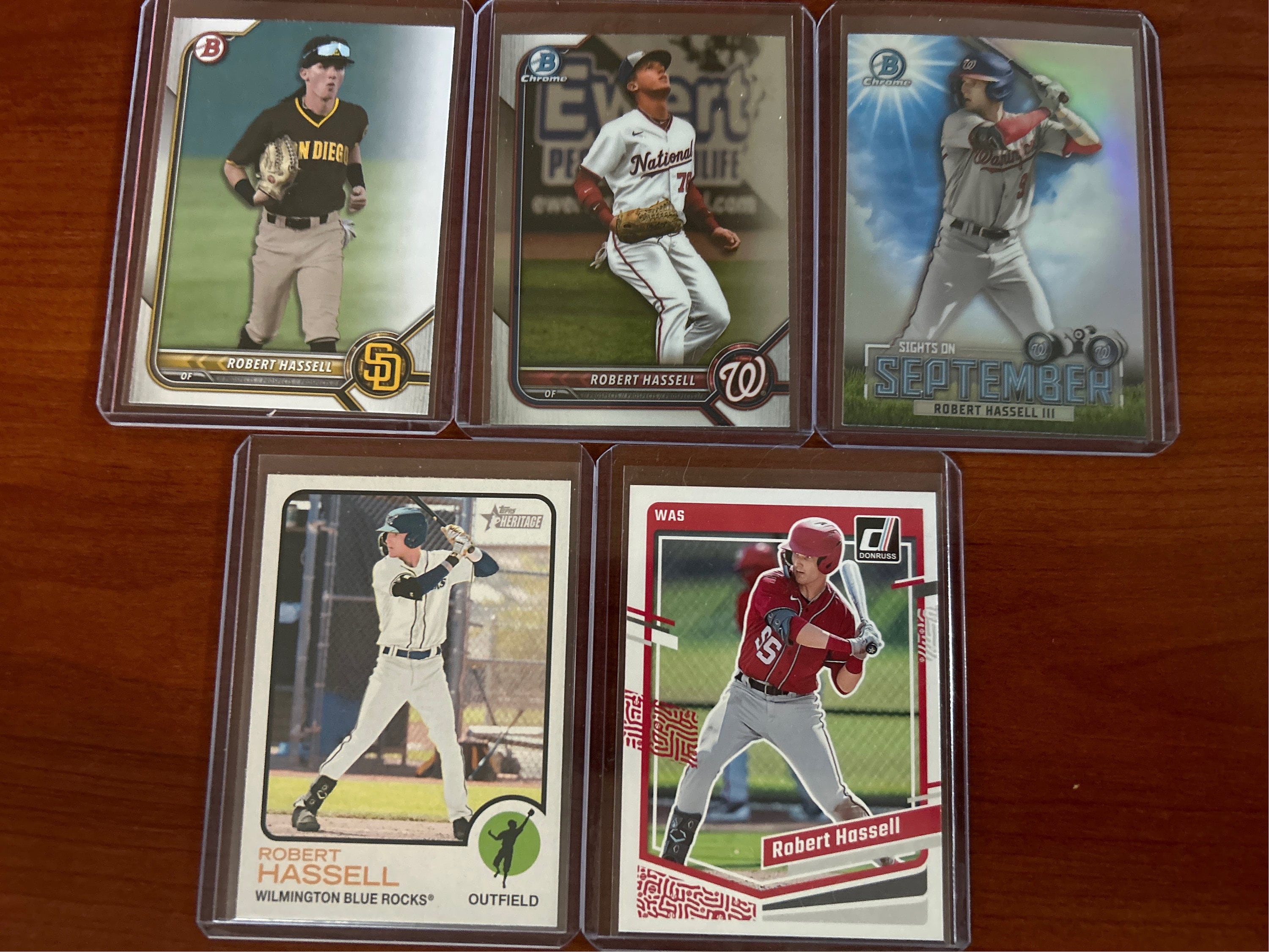 Five Robert Hassell Trading Cards! - Etsy