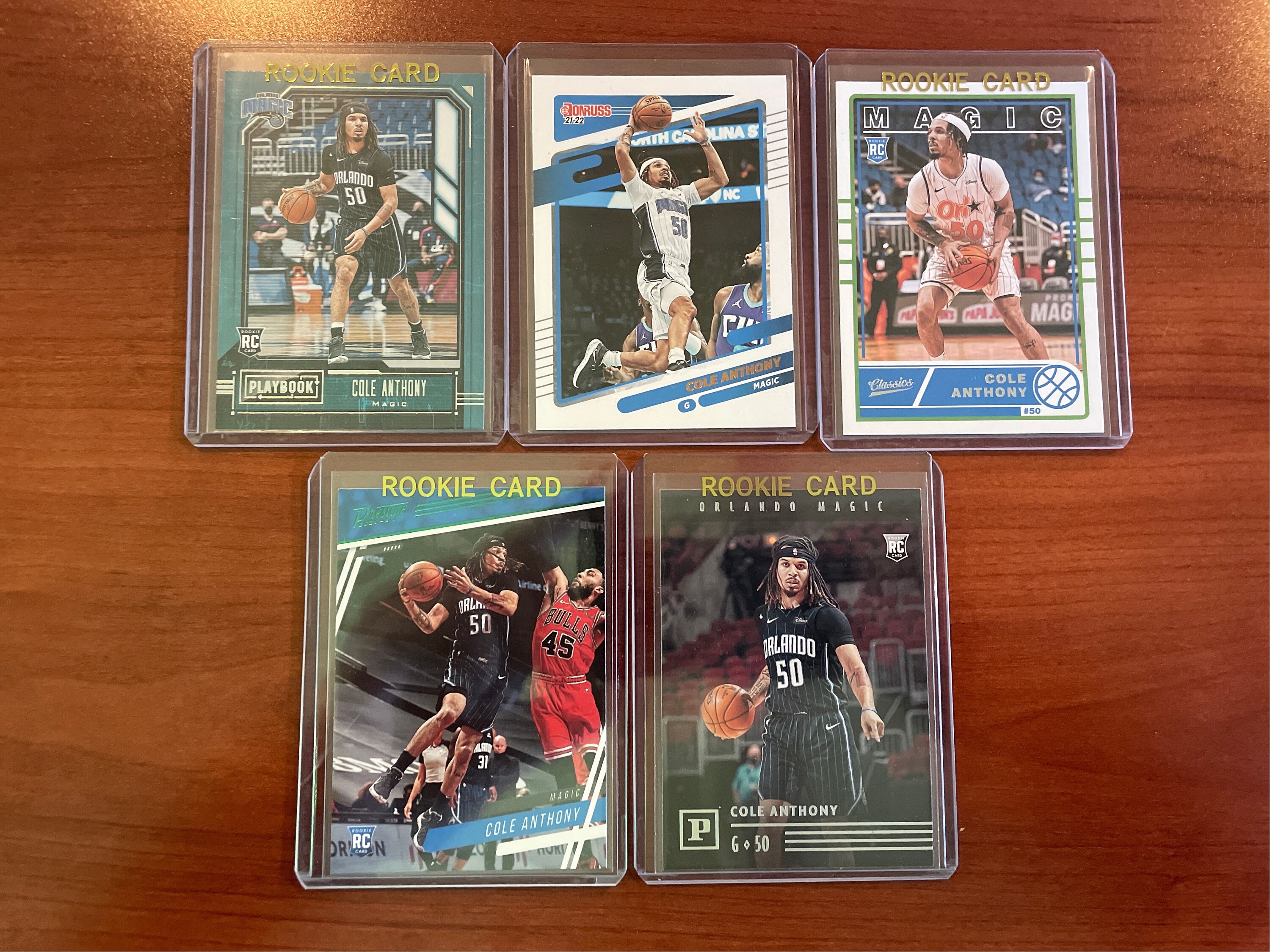 Five Cole Anthony Trading Cards! - Etsy