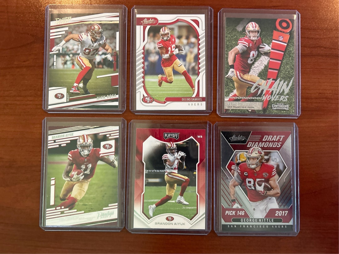 Six San Francisco Forty Niners Trading Cards! - Etsy