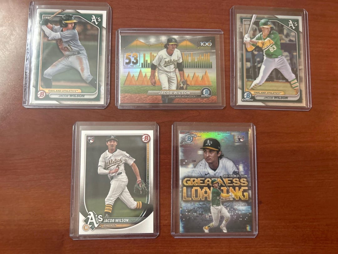 Five Jacob Wilson Trading Cards! - Etsy