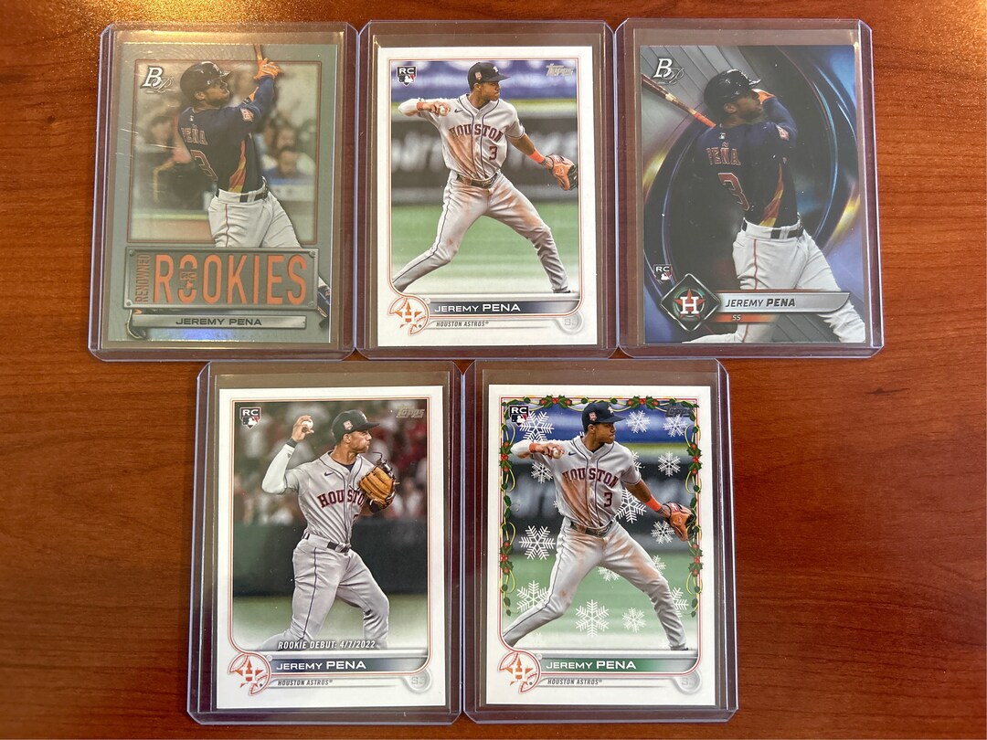 Five Jeremy Peña Rookie Trading Cards! - Etsy