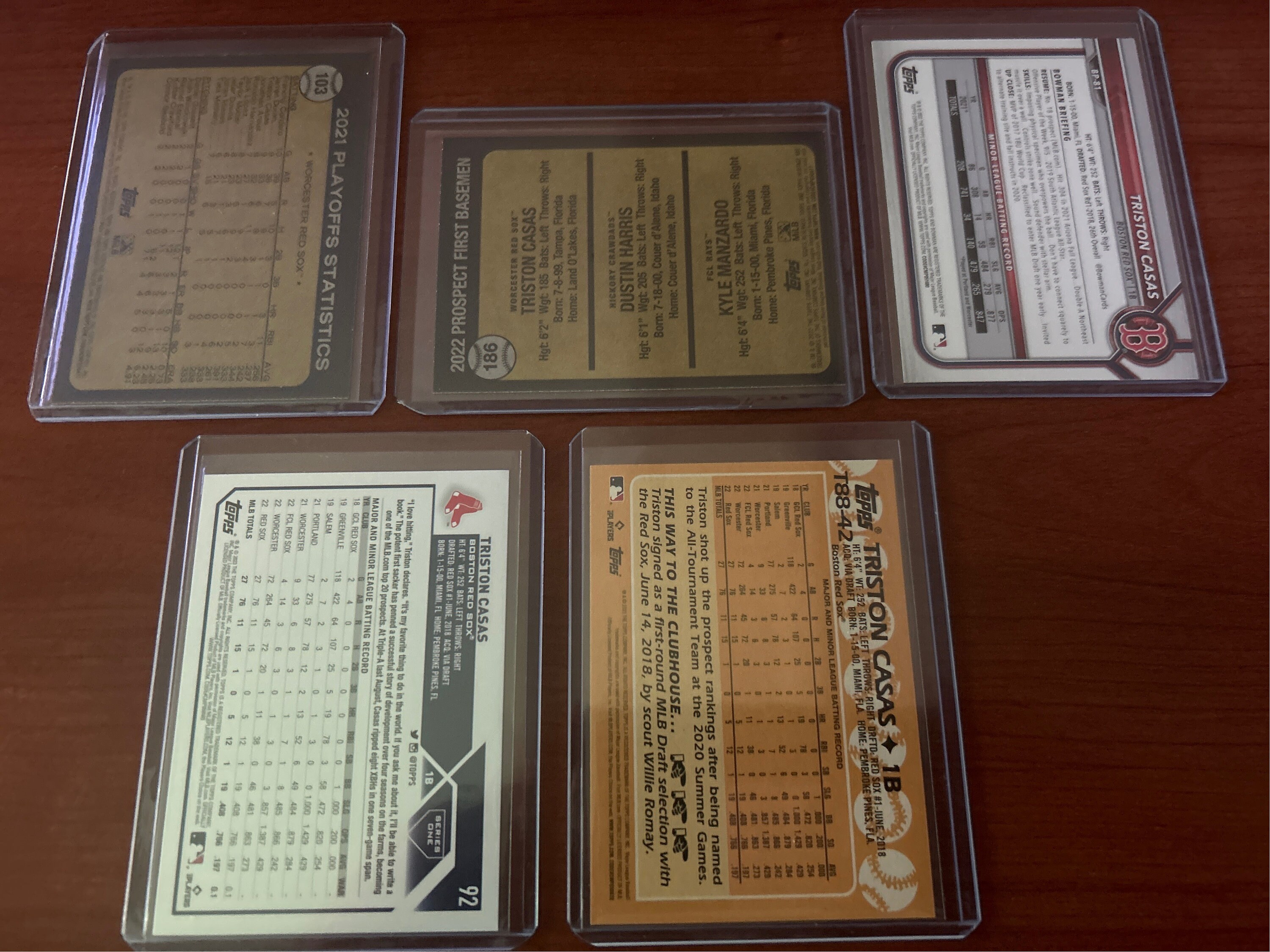 Five Tristan Casas Trading Cards! - Etsy
