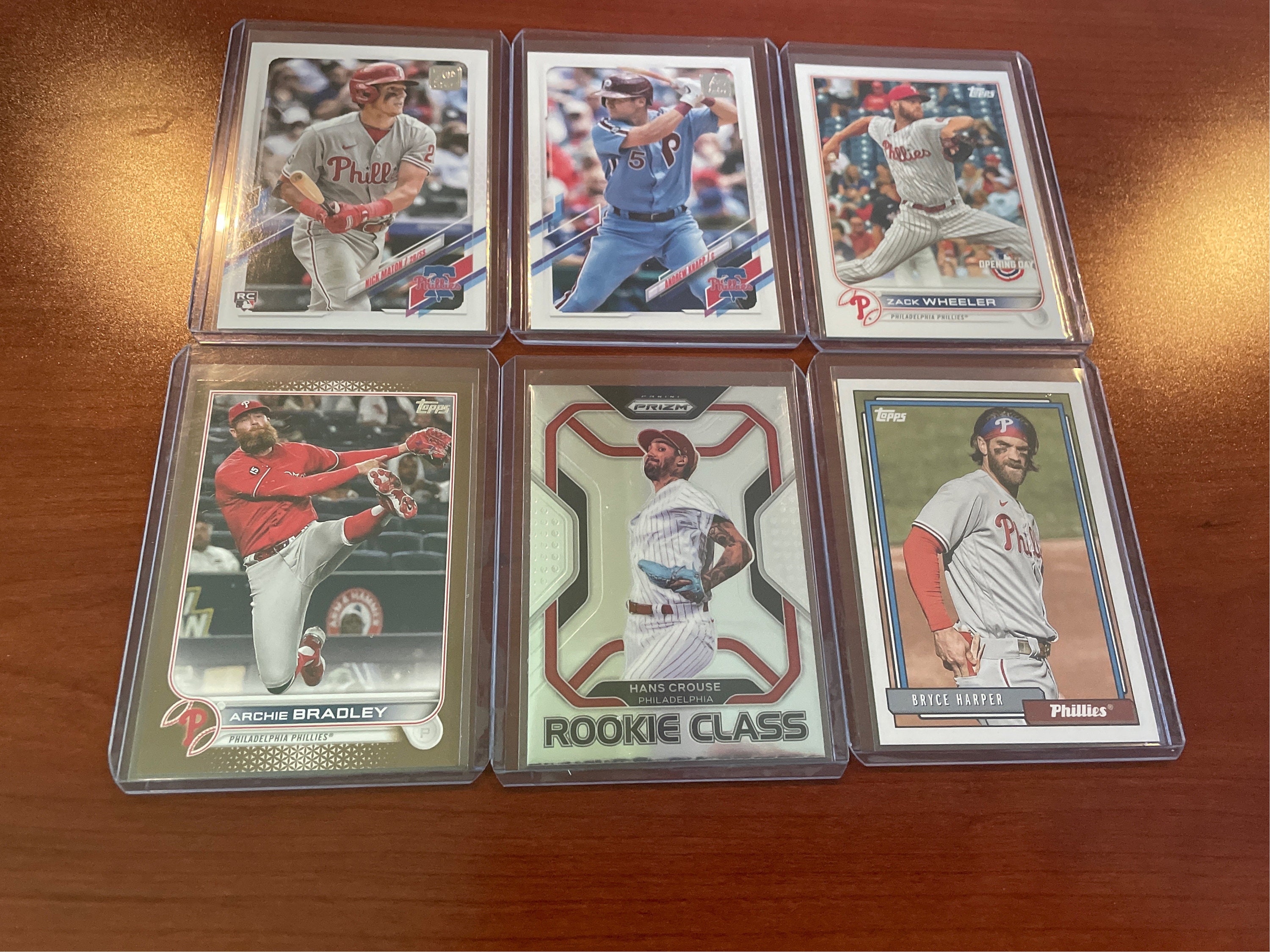 Six Philadelphia Phillies Trading Cards! - Etsy