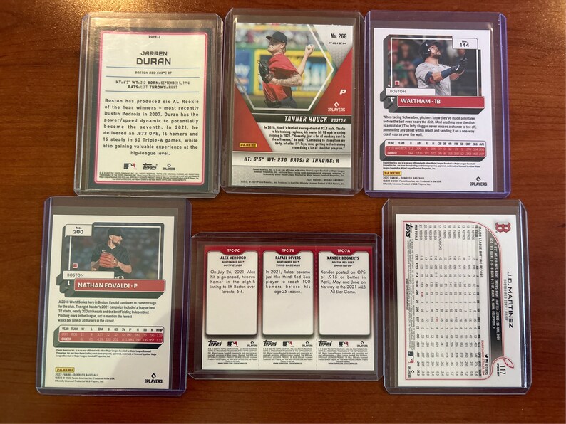 Six Los Angeles Dodgers Trading Cards - Etsy