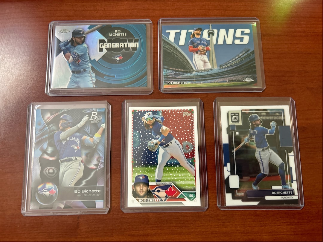 Five Bo Bichette Trading Cards! - Etsy