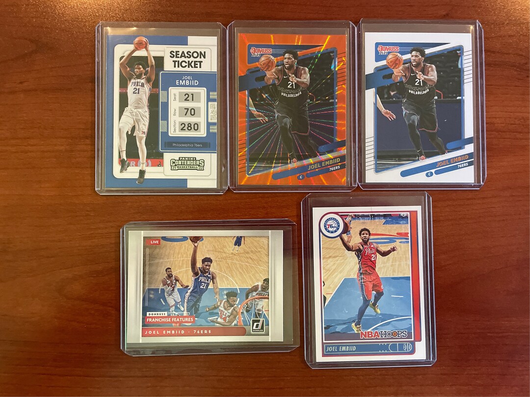Five Joel Embiid Trading Cards! - Etsy