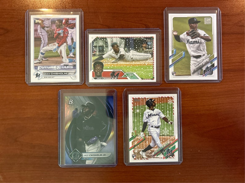 Five Jazz Chisholm Jr Trading Cards! - Etsy
