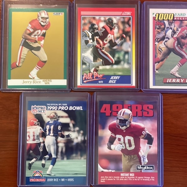 Jerry Rice Cards - Etsy
