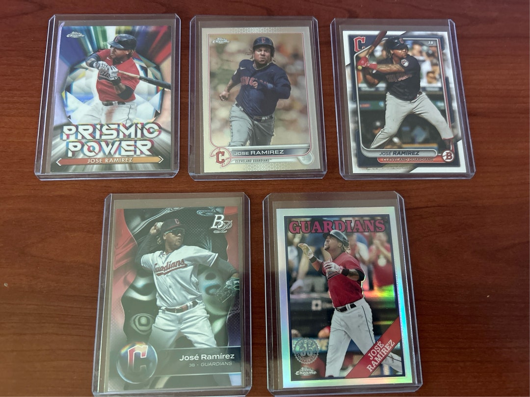 Five Jose Ramirez Trading Cards! - Etsy
