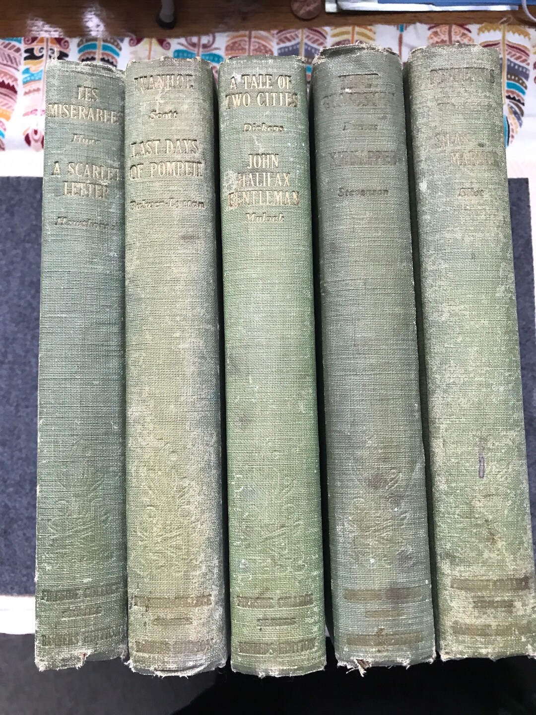 Set of Fireside College Series Including A Tale of Two Cities, Ivanhoe ...