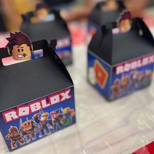 Roblox Themed Kids Party Treat Box - Etsy
