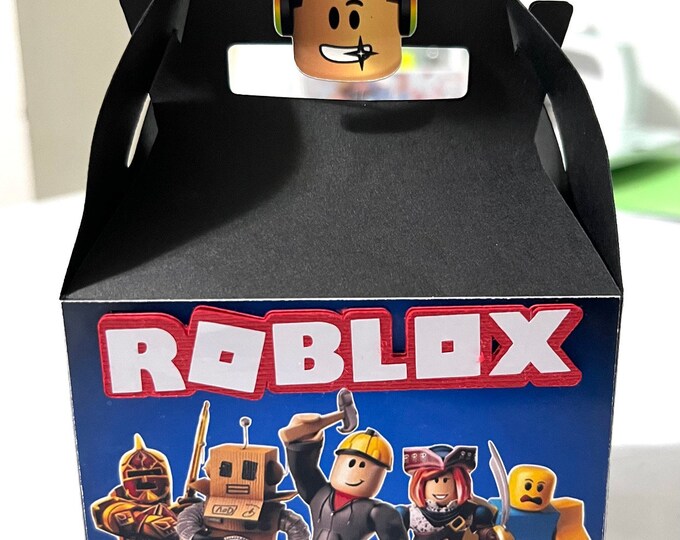 Roblox Themed Kids Party Treat Box - Etsy