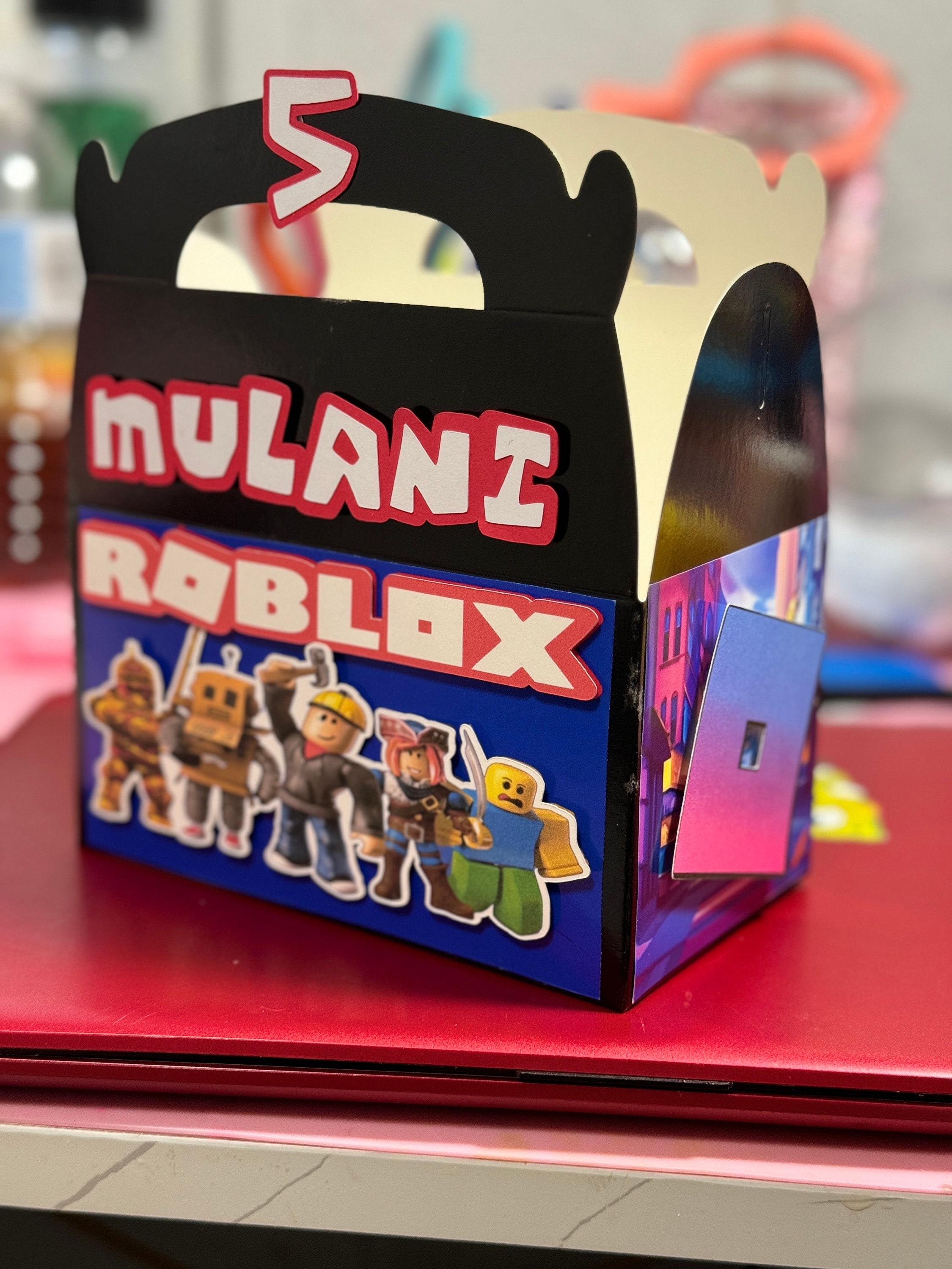 Roblox Themed Kids Party Treat Box - Etsy