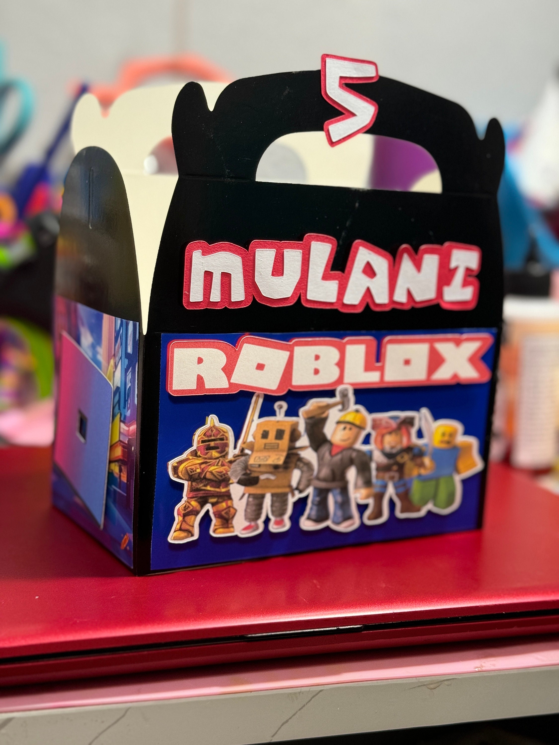Roblox Themed Kids Party Treat Box - Etsy