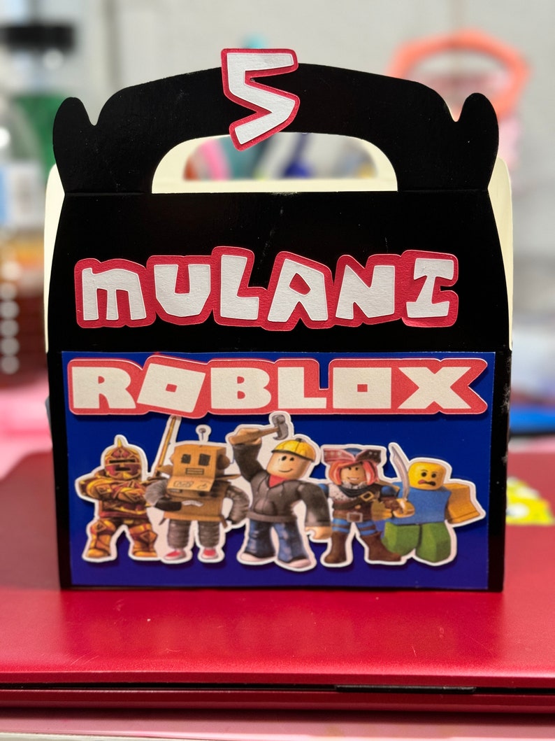 Roblox Themed Kids Party Treat Box - Etsy