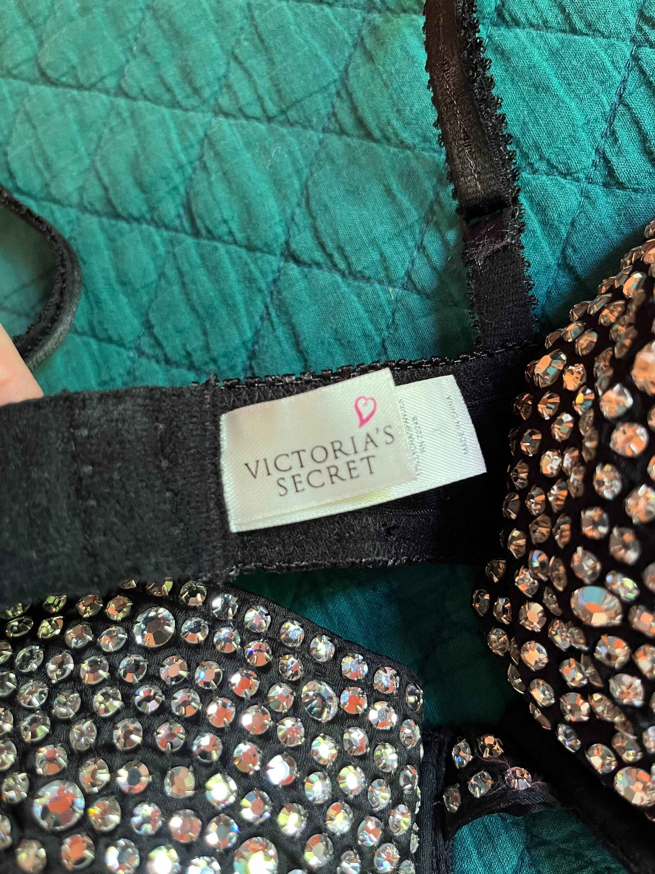 Vintage Victoria’s Secret Rhinestone Bra - Etsy