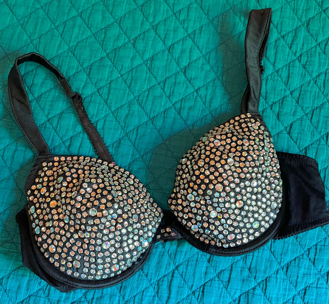 Vintage Victoria’s Secret Rhinestone Bra - Etsy