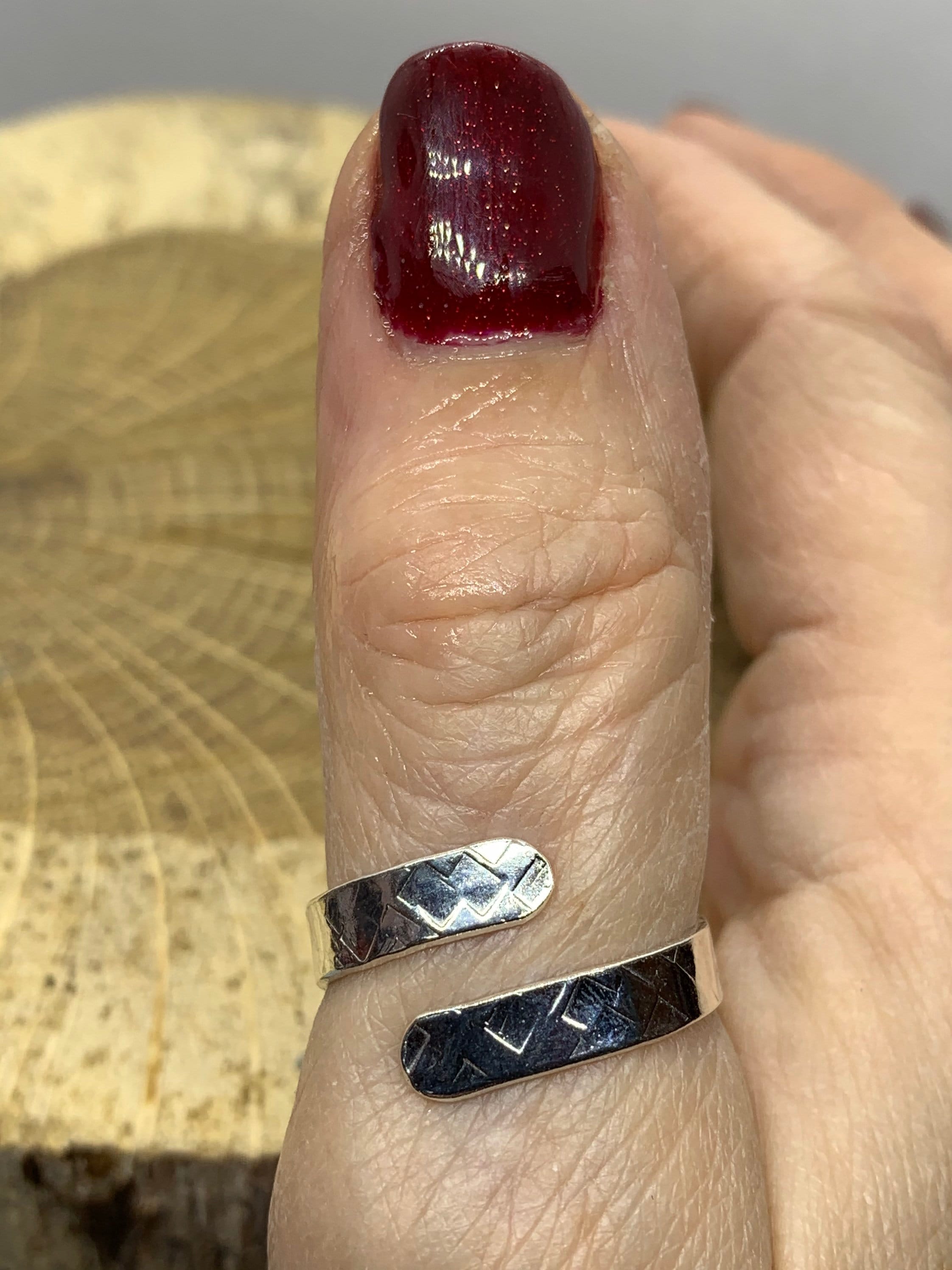 Ladies Welsh message Sterling Silver Adjustable Wrap Ring | Etsy