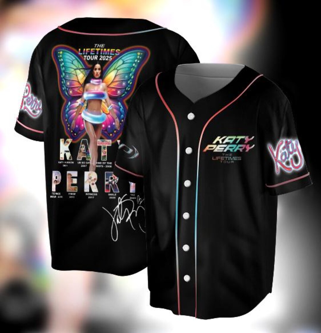2025 Katy Perry the Lifetime Tour Jersey, Katy Perry Tee, Katy Perry ...