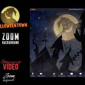 Seattle ANIMATED VIRTUAL BACKGROUND Instant Digital Download Video Loop ...