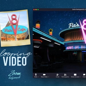 Seattle ANIMATED VIRTUAL BACKGROUND Instant Digital Download Video Loop ...