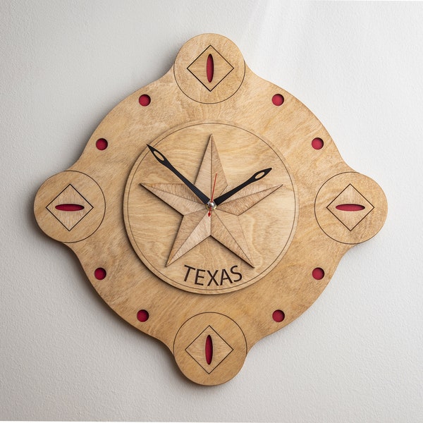 Texas Wall Clock - Etsy