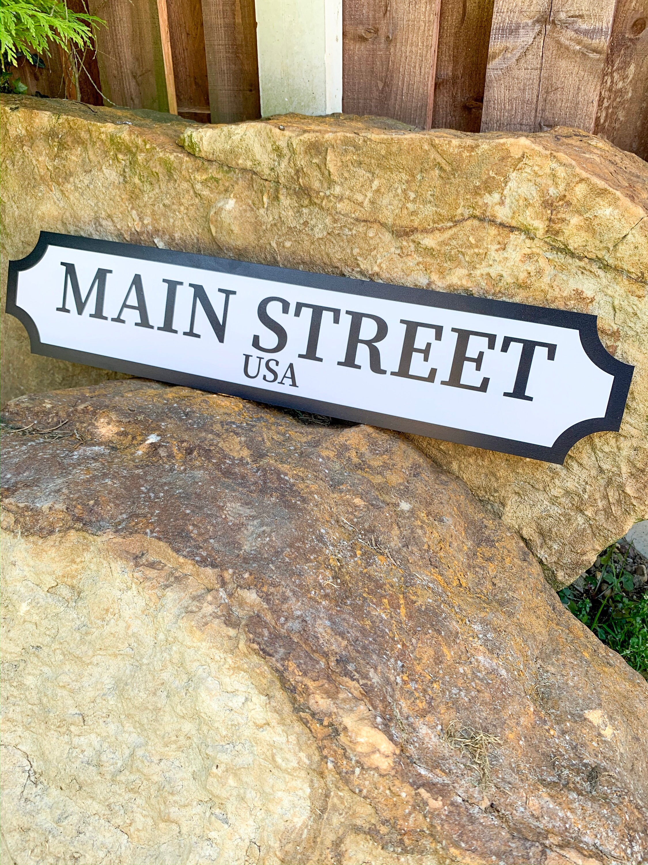 Main Street USA Street Name Sign | Etsy