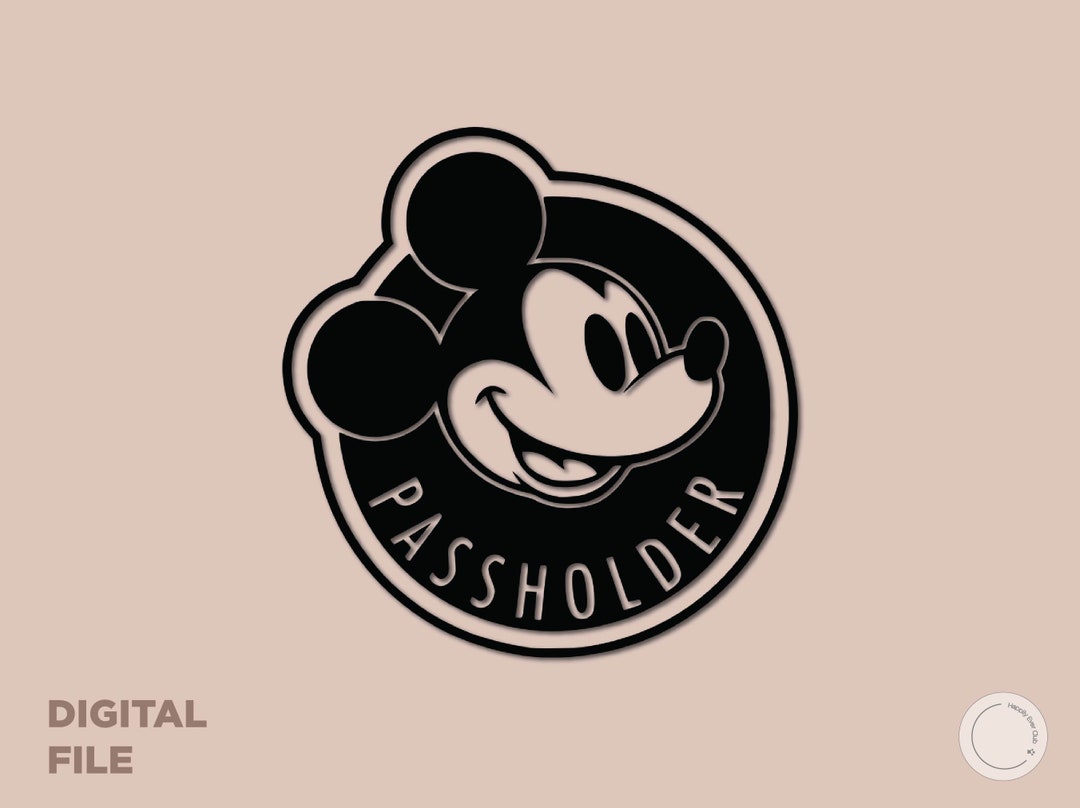 Passholder Home Decor Digital Download SVG Disneyworld - Etsy