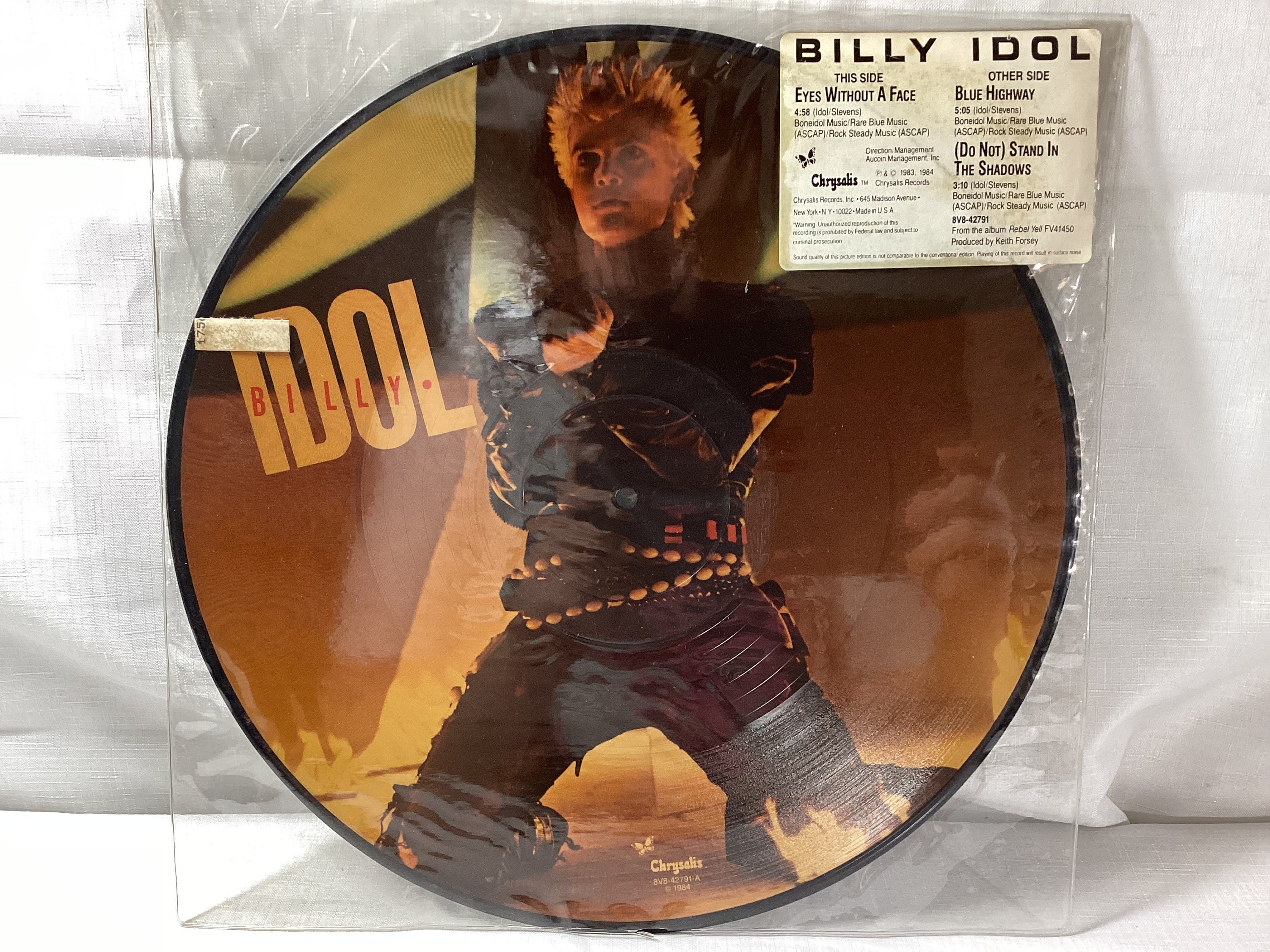 Billy Idol Eyes Without A Face