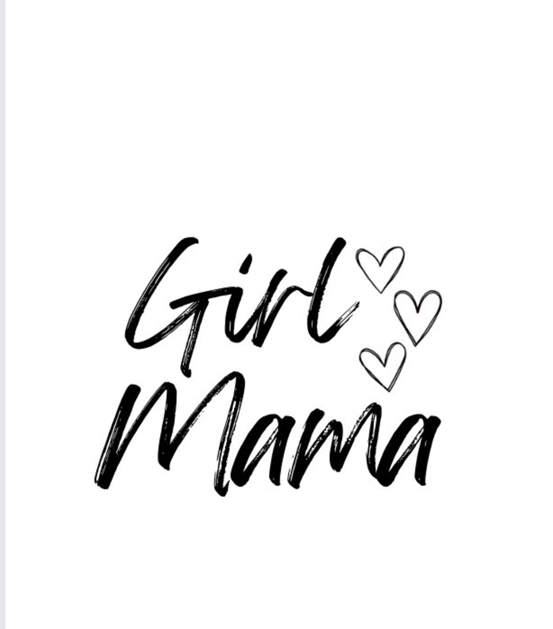 Girl Mama Svg, Girl Mama Png, Mama, Mom - Etsy