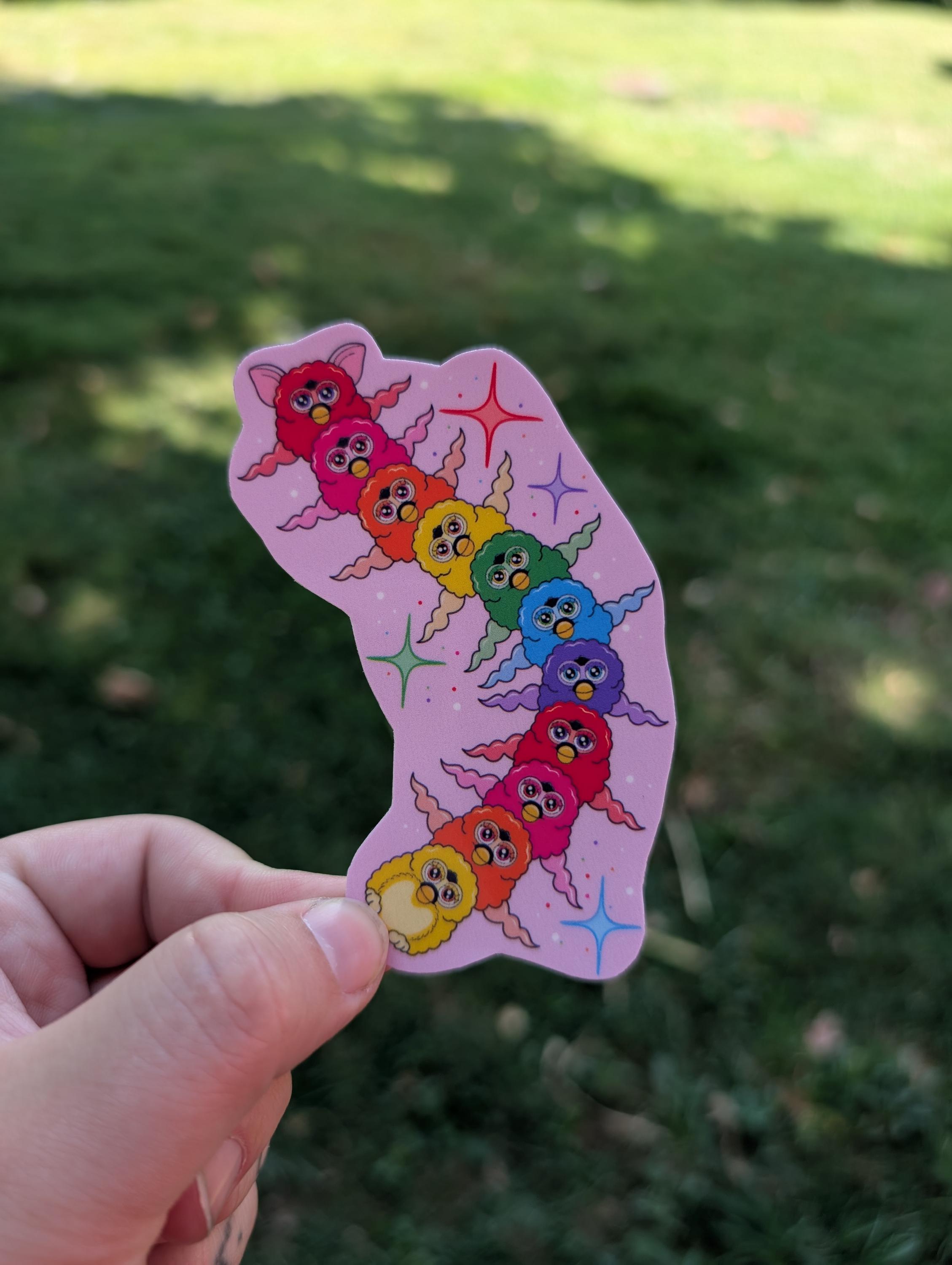 Furby Centipede Sticker - Etsy