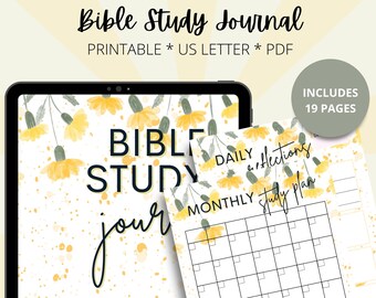Bible Journaling Faith Journal Kit Printable Instant - Etsy