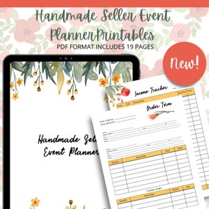Handmade Seller Event Planner Printables - Etsy