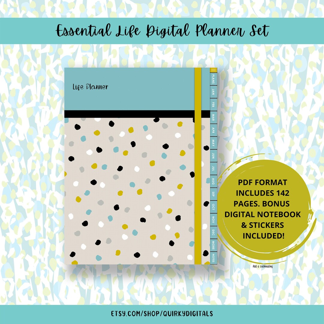 Essential Digital Life Planner Bundle - Etsy
