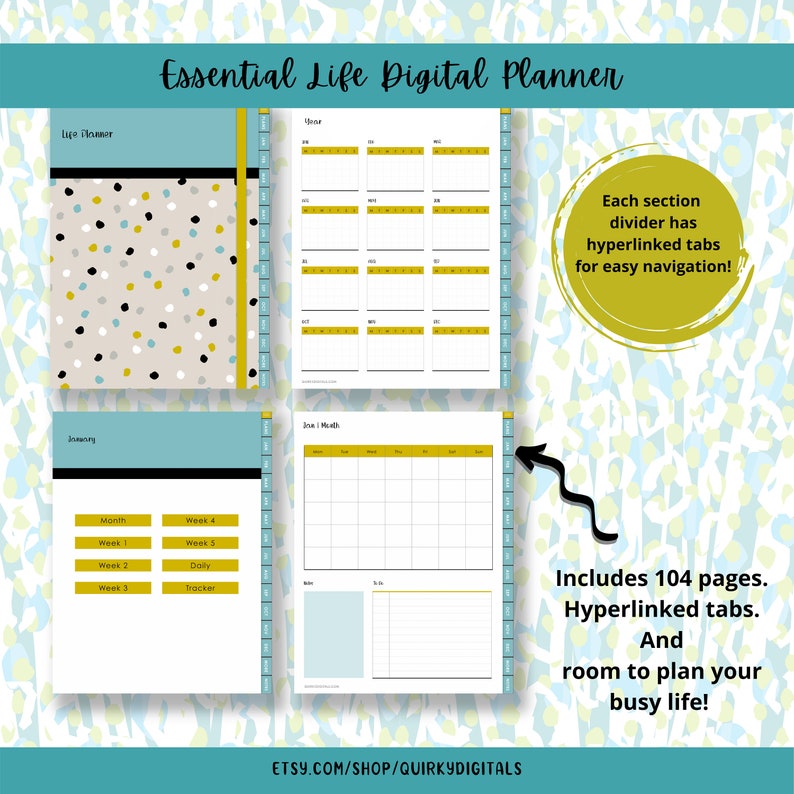 Essential Digital Life Planner Bundle - Etsy