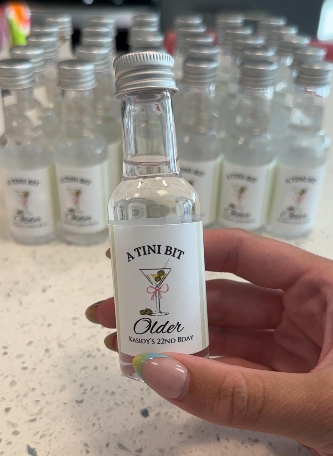 A Tini Bit Older Shooter Mini Bottle - Etsy