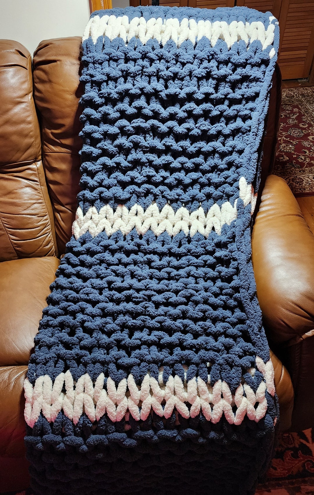 Chunky Hand Knit Blanket, Chenille Hand Knit Blanket, Handmade Chunky ... Chunky Hand Knit Blanket, Chenille Hand Knit Blanket, Handmade Chunky ...