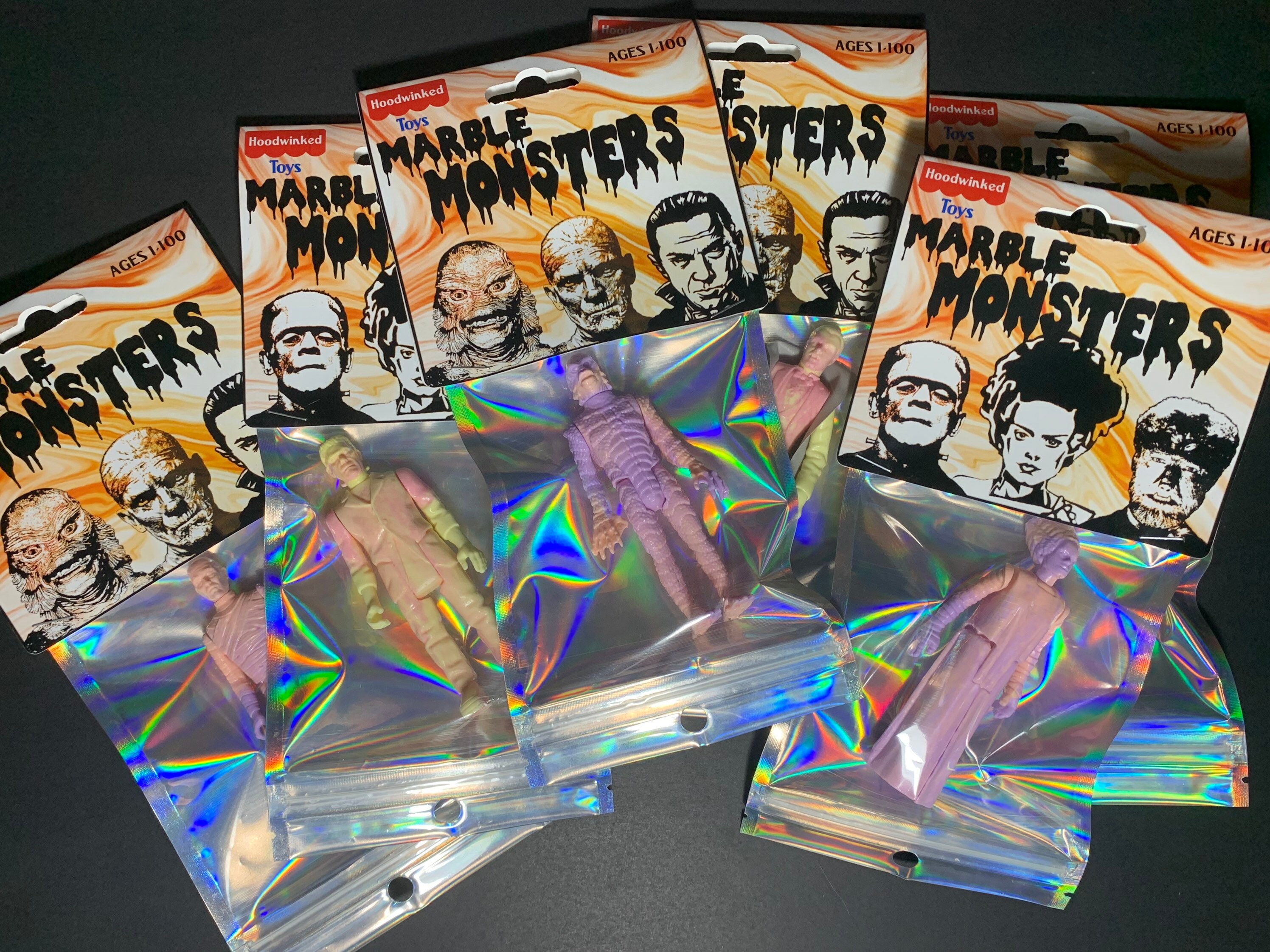 Marble Monsters - Etsy